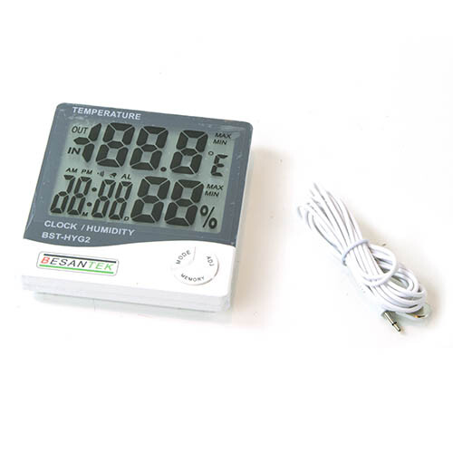 Large Display Thermo-Hygrometer for accurate Philippines | Ubuy