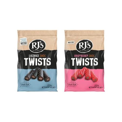 RJs Raspberry Chocolate & Licorice Chocolate Twists Philippines | Ubuy