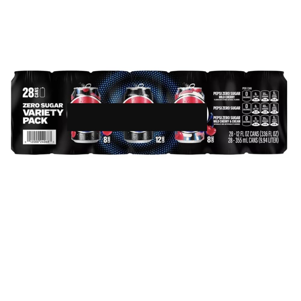 Pep Zero Sugar Cola Variety Pack, 12 fl. oz. Cans, Philippines | Ubuy