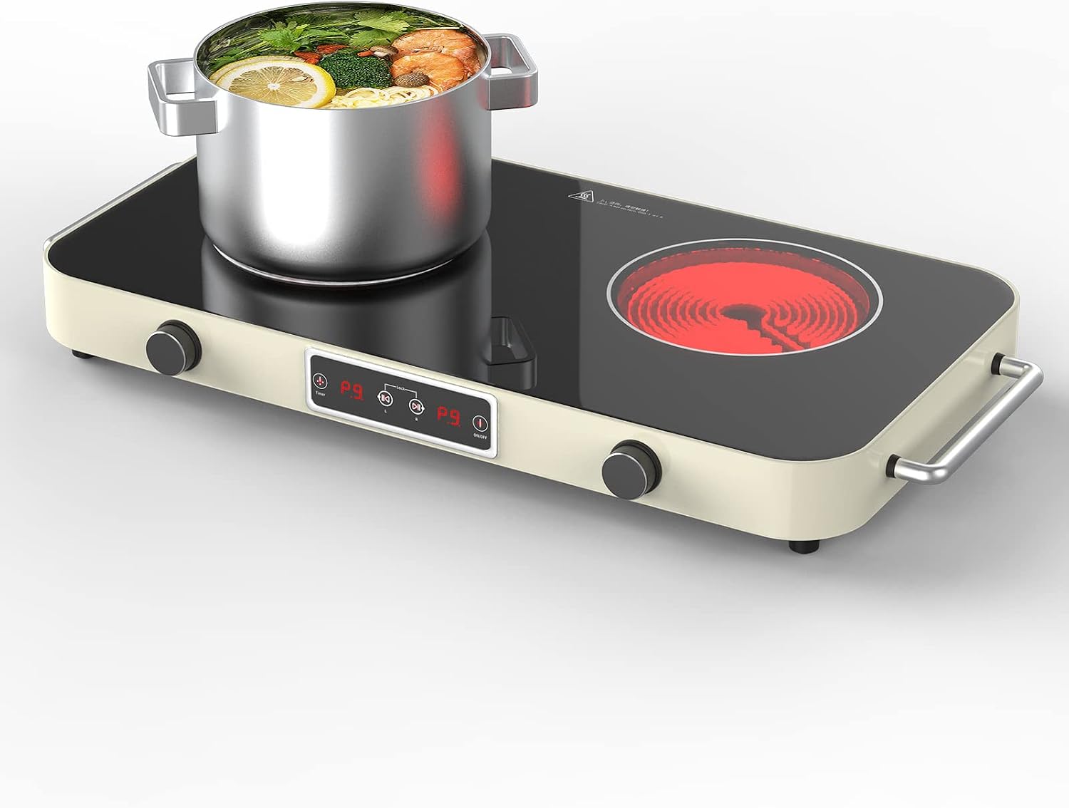 Portable Electric Cooktop with 1800W Infrared Single Philippines | Ubuy