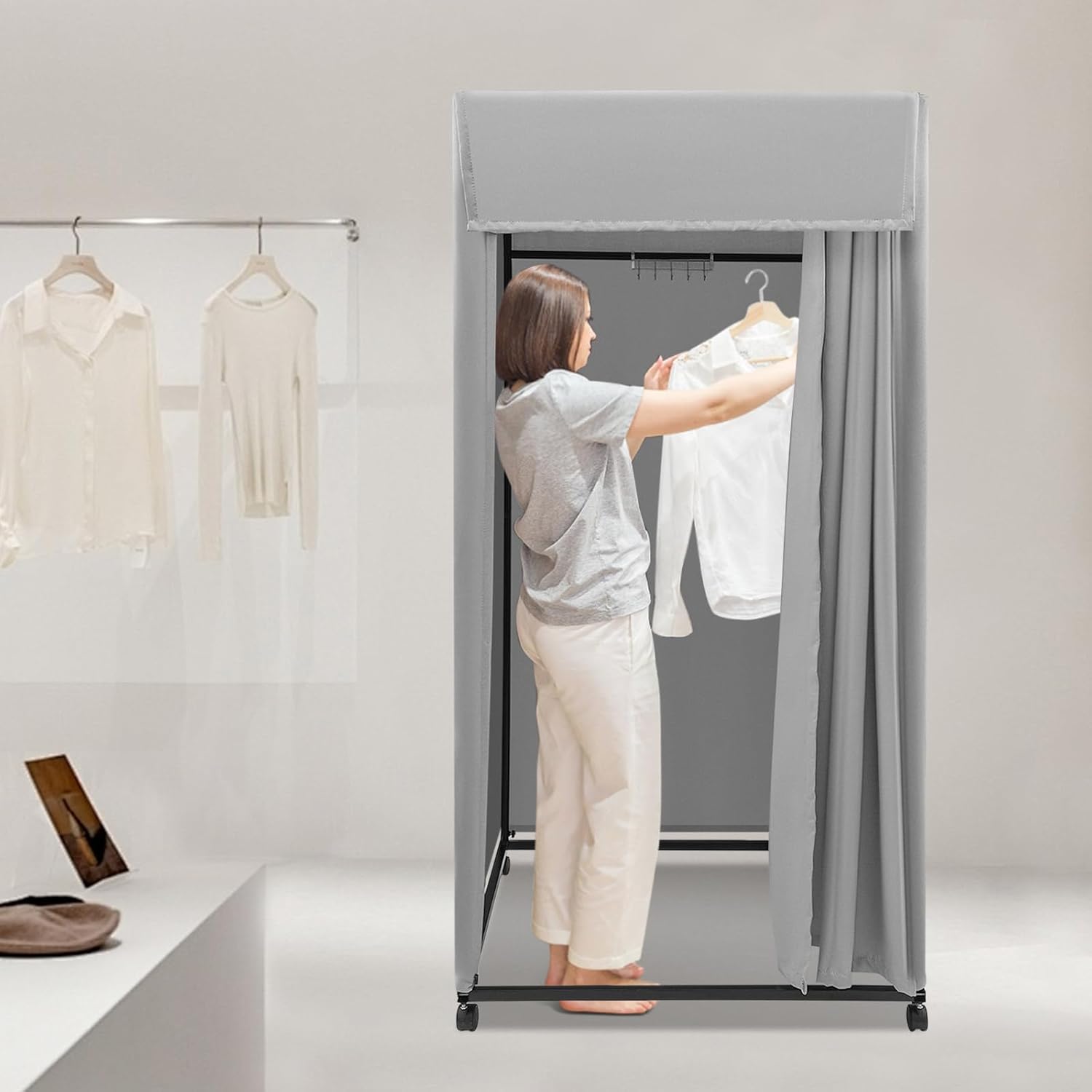 Floor Clothing Store Fitting Room, 78 Inch Mobile Philippines | Ubuy