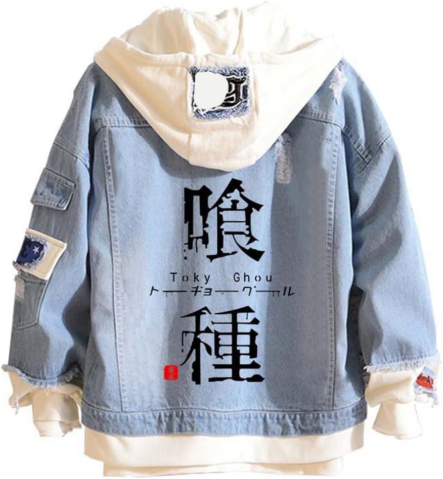 Tokyo Ghoul Kaneki Ken Hooded Trucker Jacket - Philippines | Ubuy