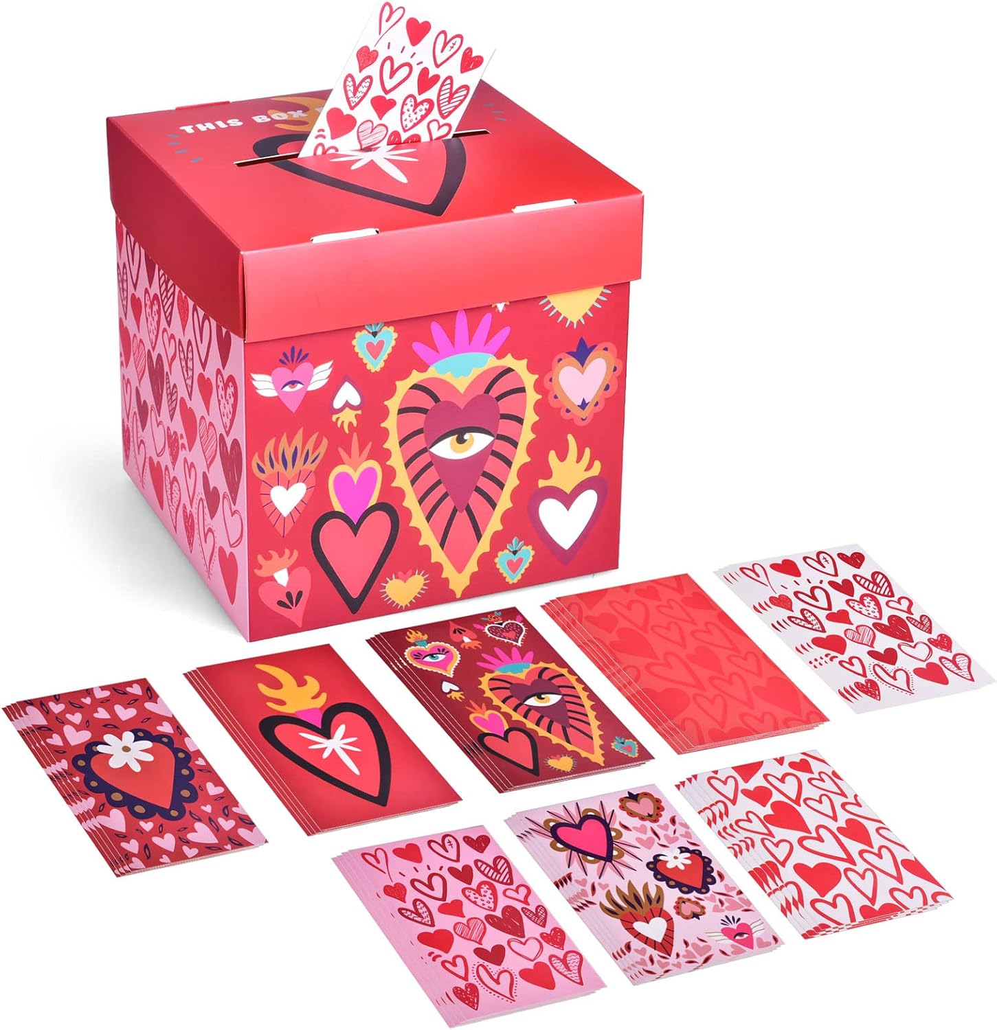 33 Valentines Day Gift Cards with Box for Classroom Philippines | Ubuy