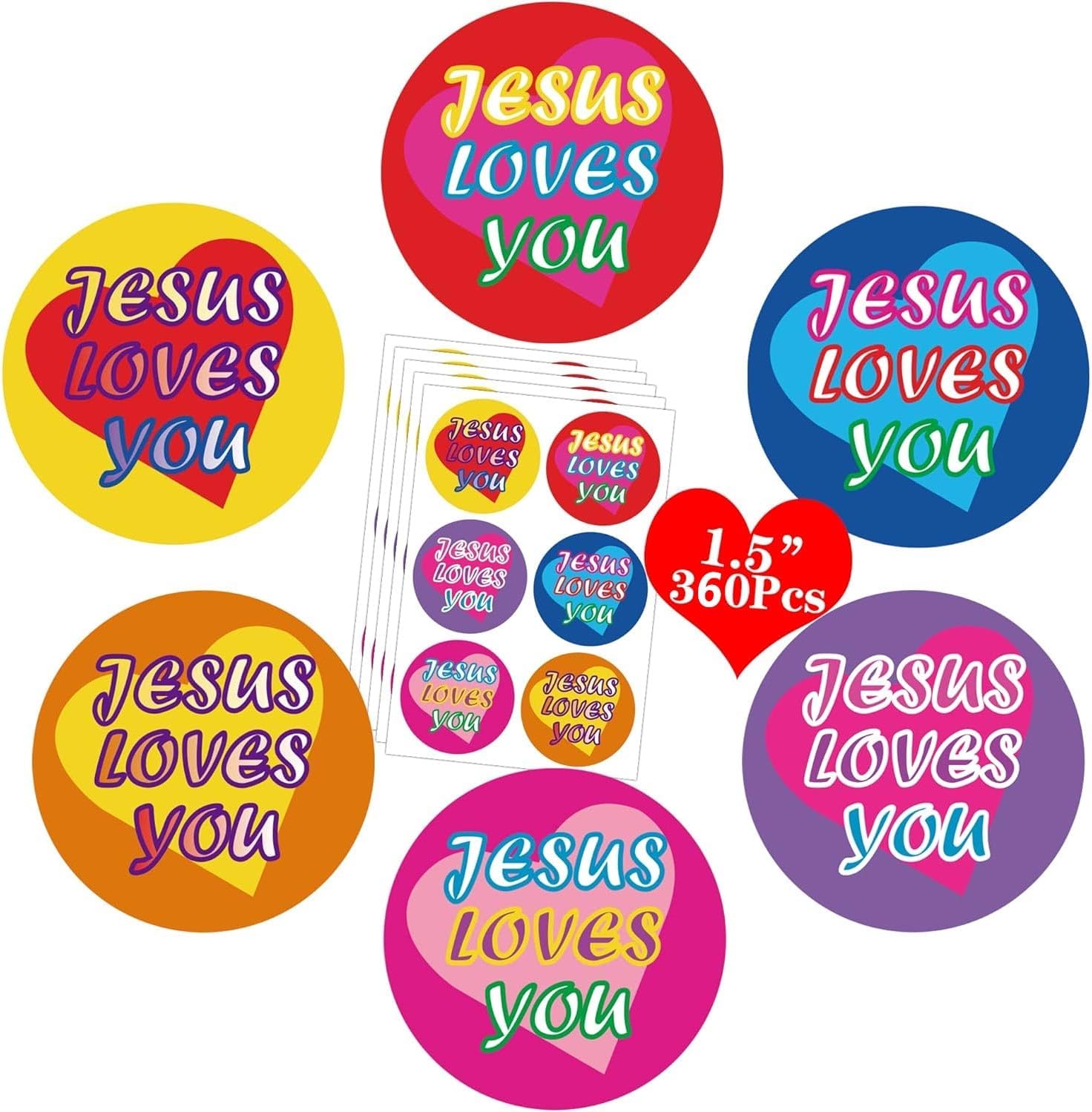 Christian Sticker Jesus Loves You Decals Stickers Philippines | Ubuy