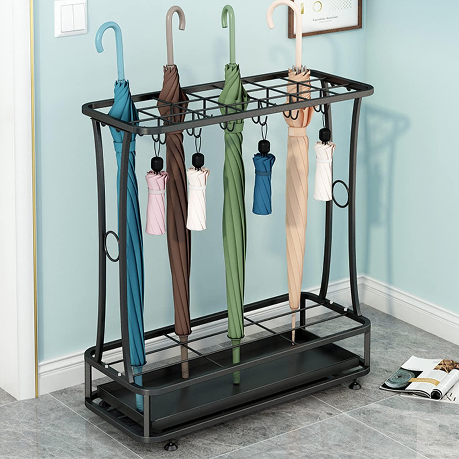 tonchean 21-Slots Metal Umbrella Rack Stand, Philippines | Ubuy