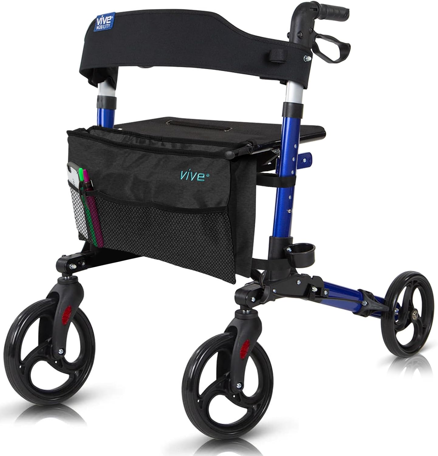 Vive Mobility Rollator Walker - Folding 4 Wheel Philippines | Ubuy