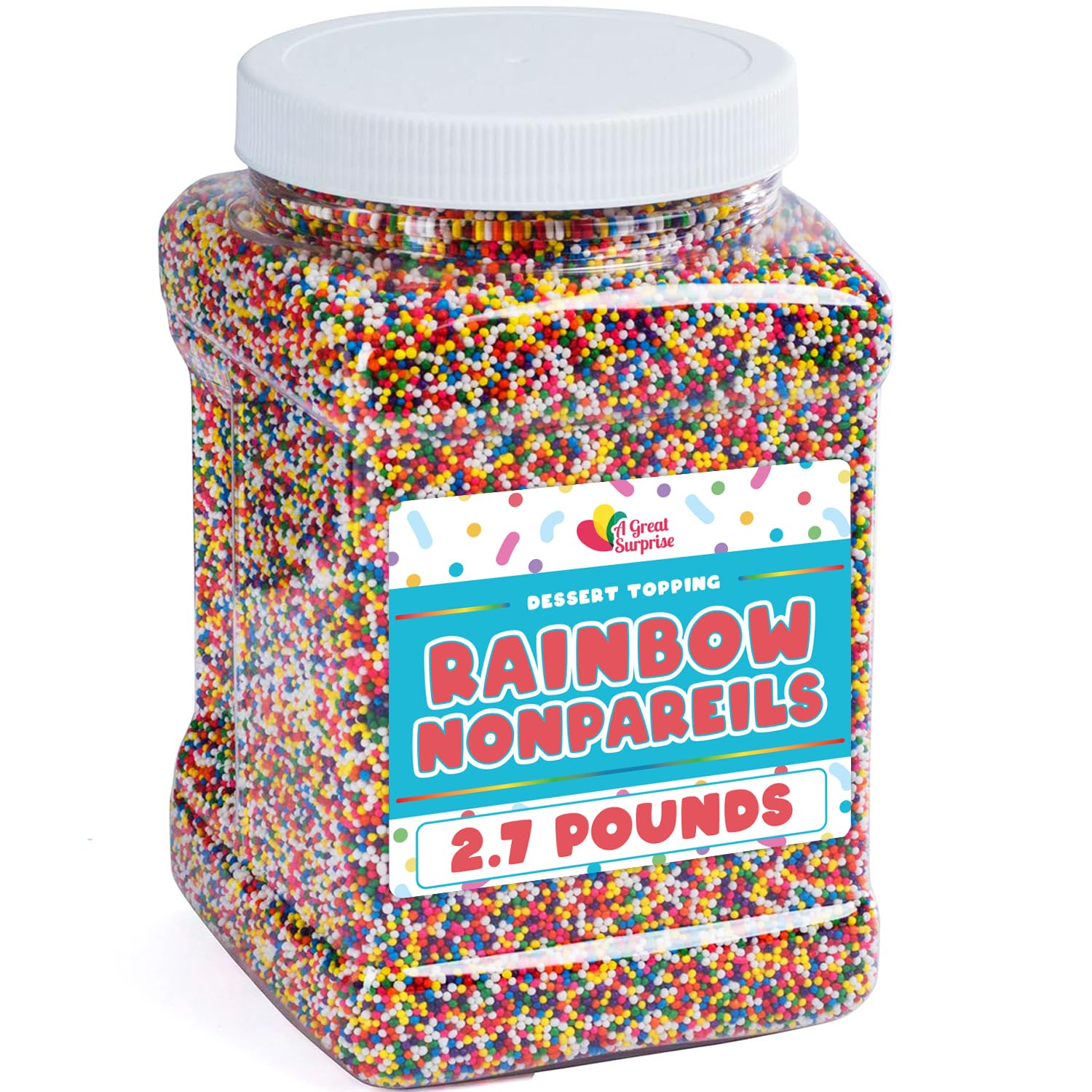 Rainbow Nonpareils Sprinkles - 2.7 LB Bulk Candy in Philippines | Ubuy